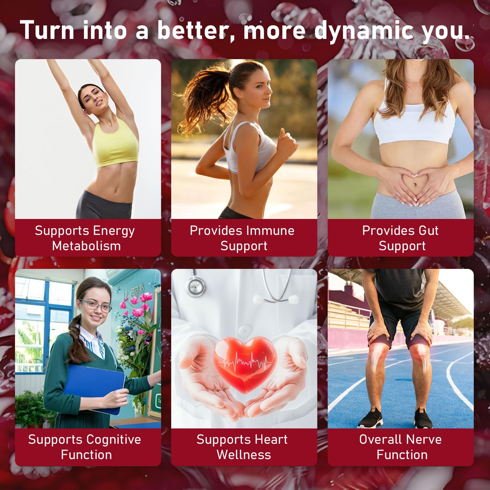 Vitamin B complex for overall wellness