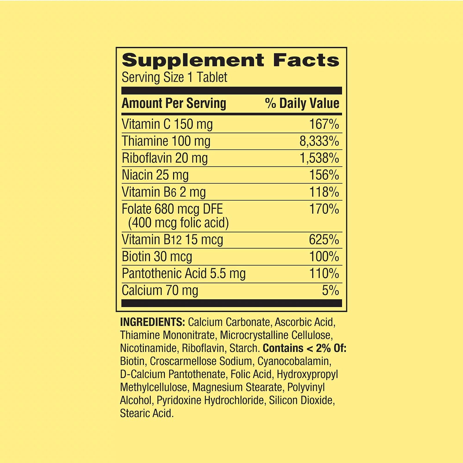 vitamin b complex for stress relief