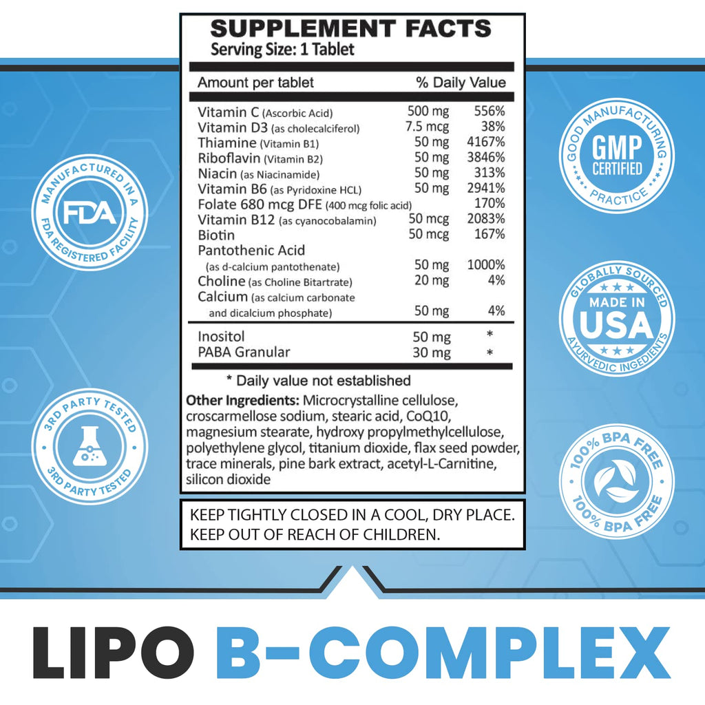 Vitamin b complex for stress relief