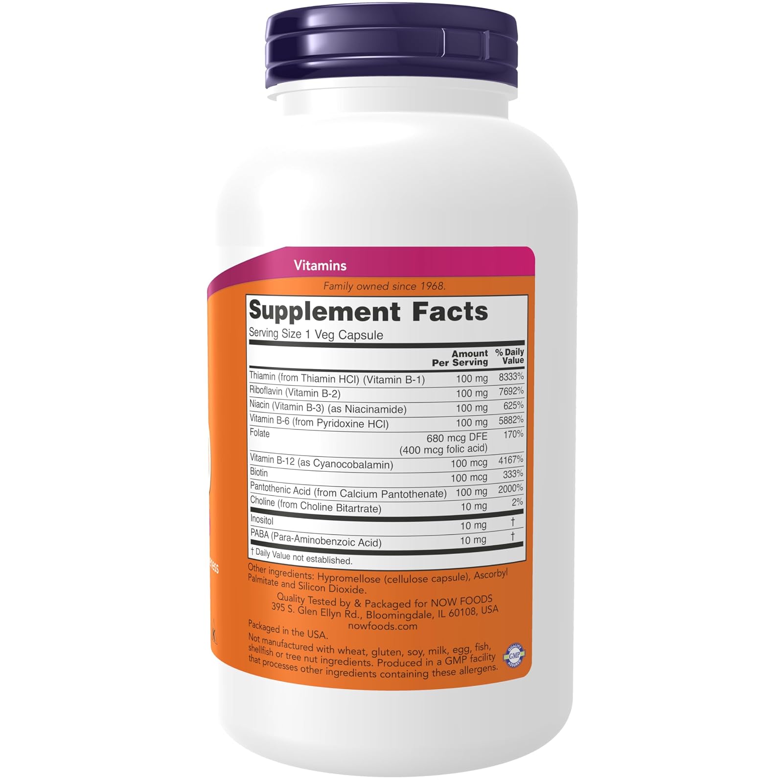 Vitamin B complex for stress relief