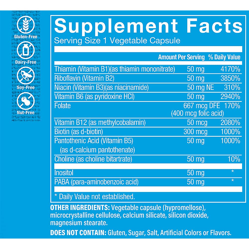 vitamin b complex for stress relief