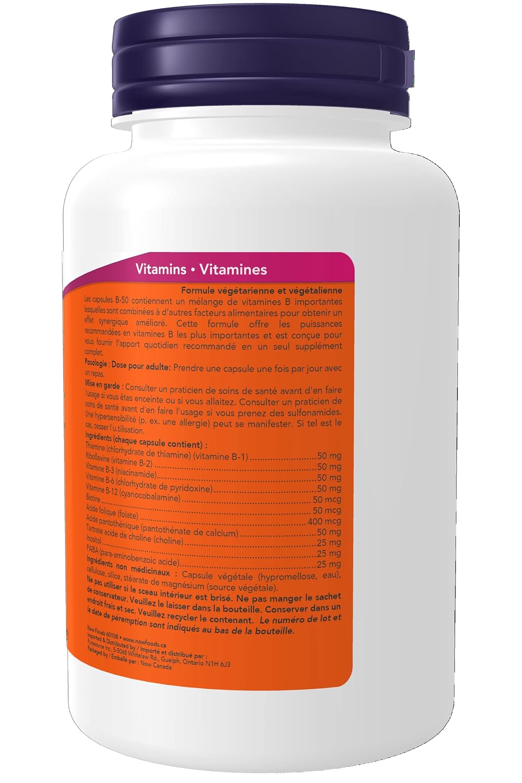 Vitamin B complex for stress relief