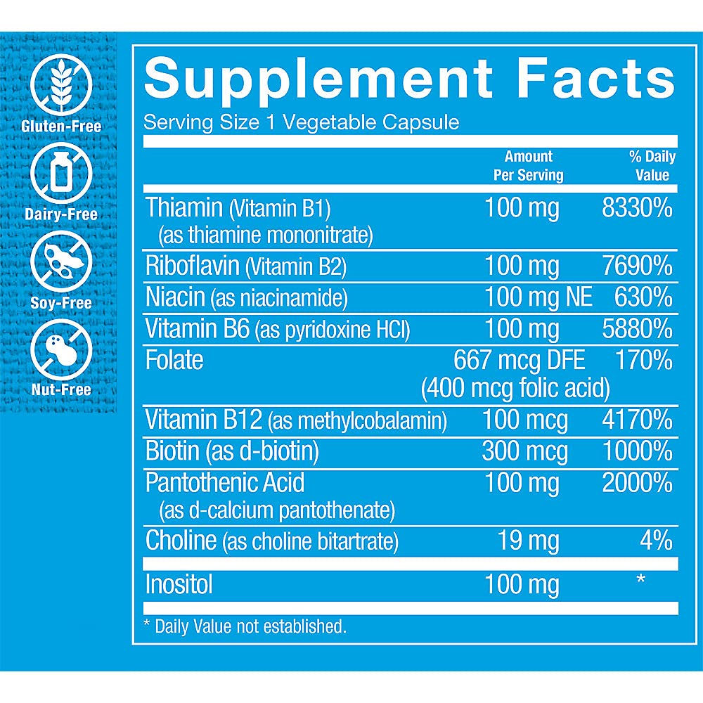 vitamin b complex for stress relief