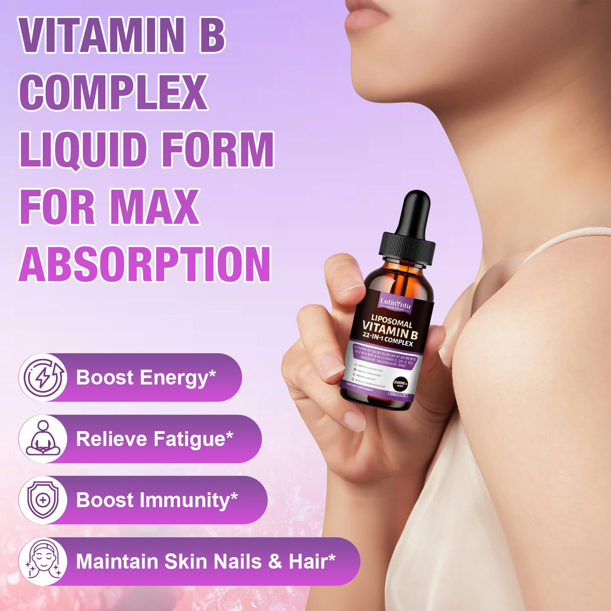 Vitamin B Complex for stress relief