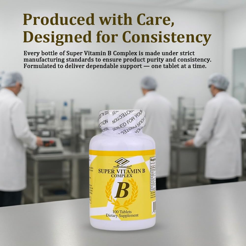 Vitamin B Complex for stress relief