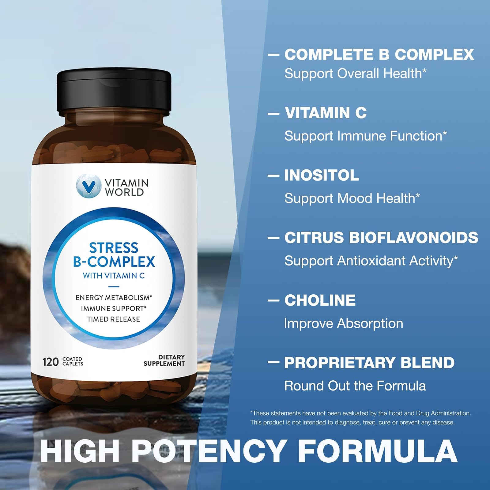 Vitamin B Complex for stress relief