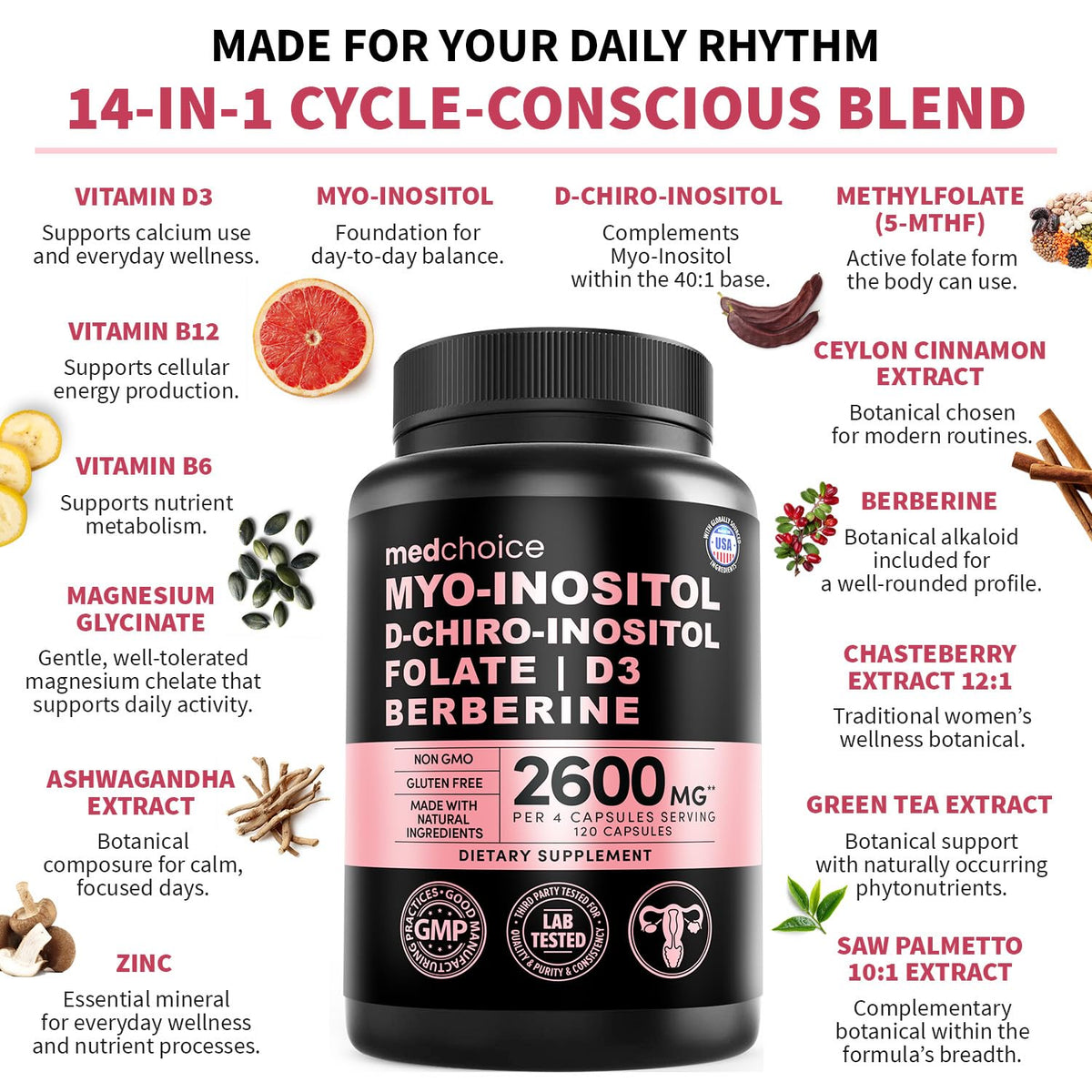 Vitamin B complex for women's health