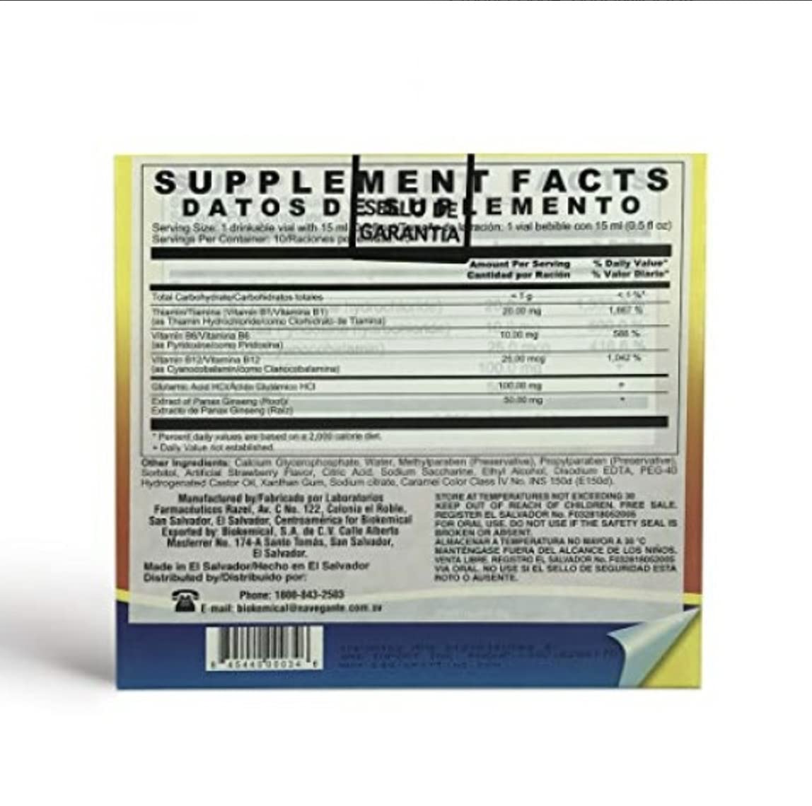 vitamin B complex ginseng benefits