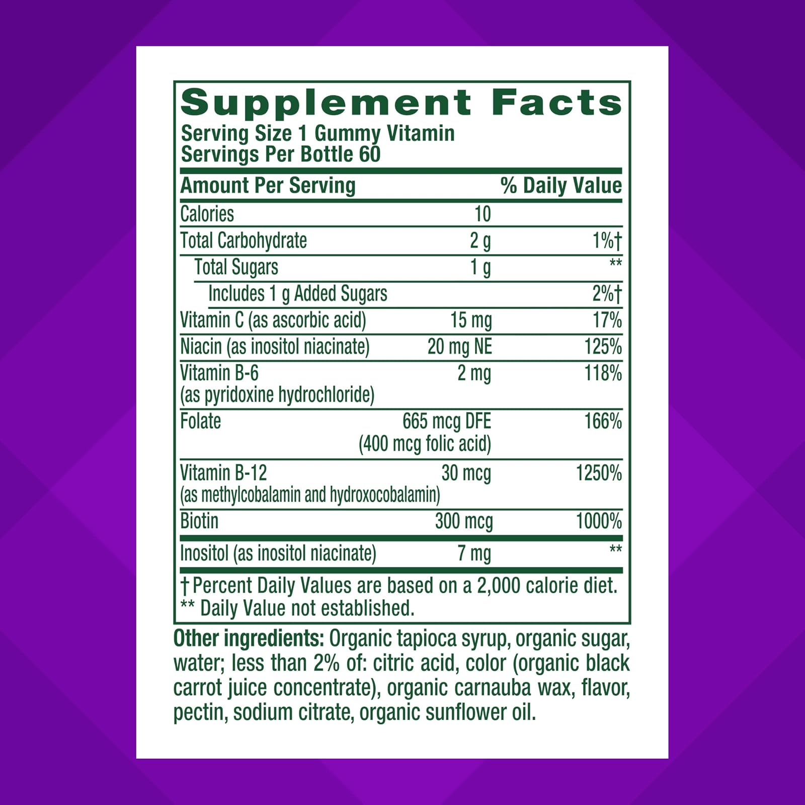 vitamin b complex gummies for immune health