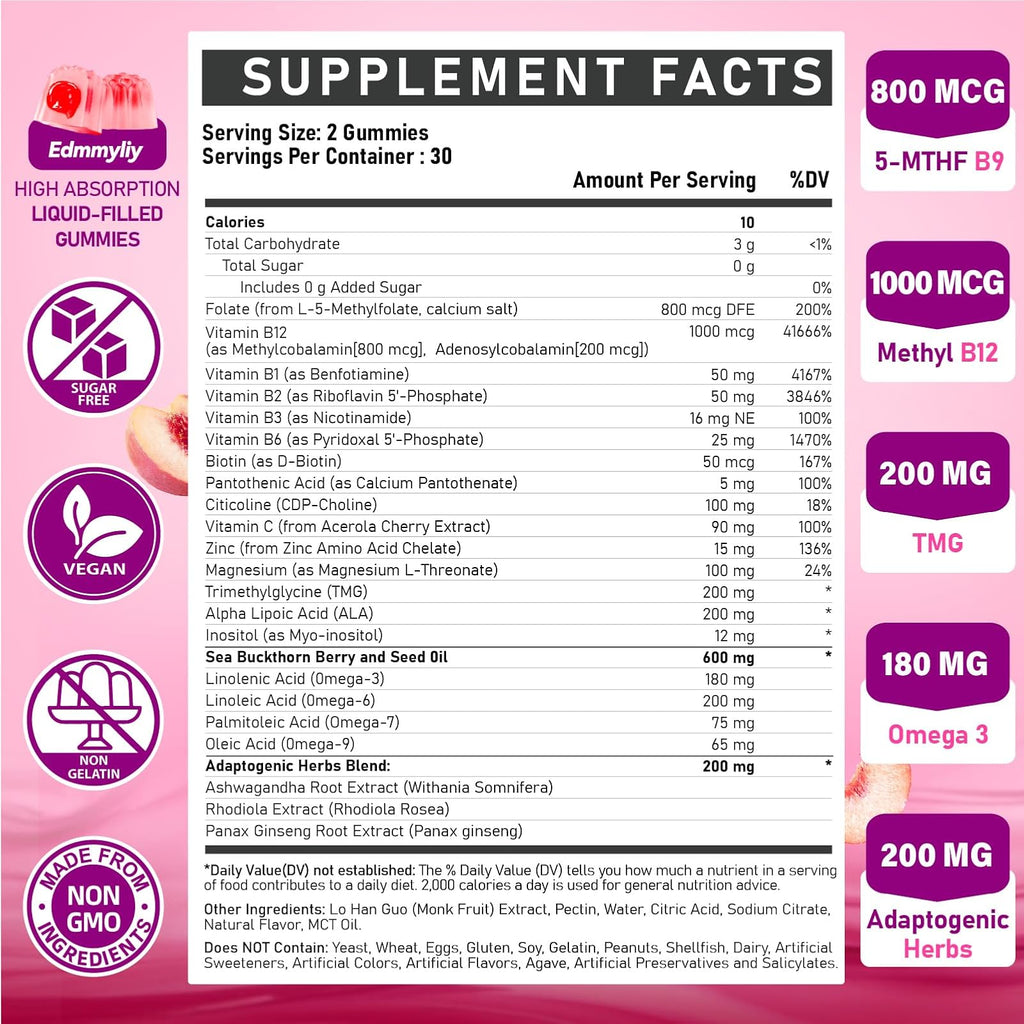 vitamin b complex gummies for immune support