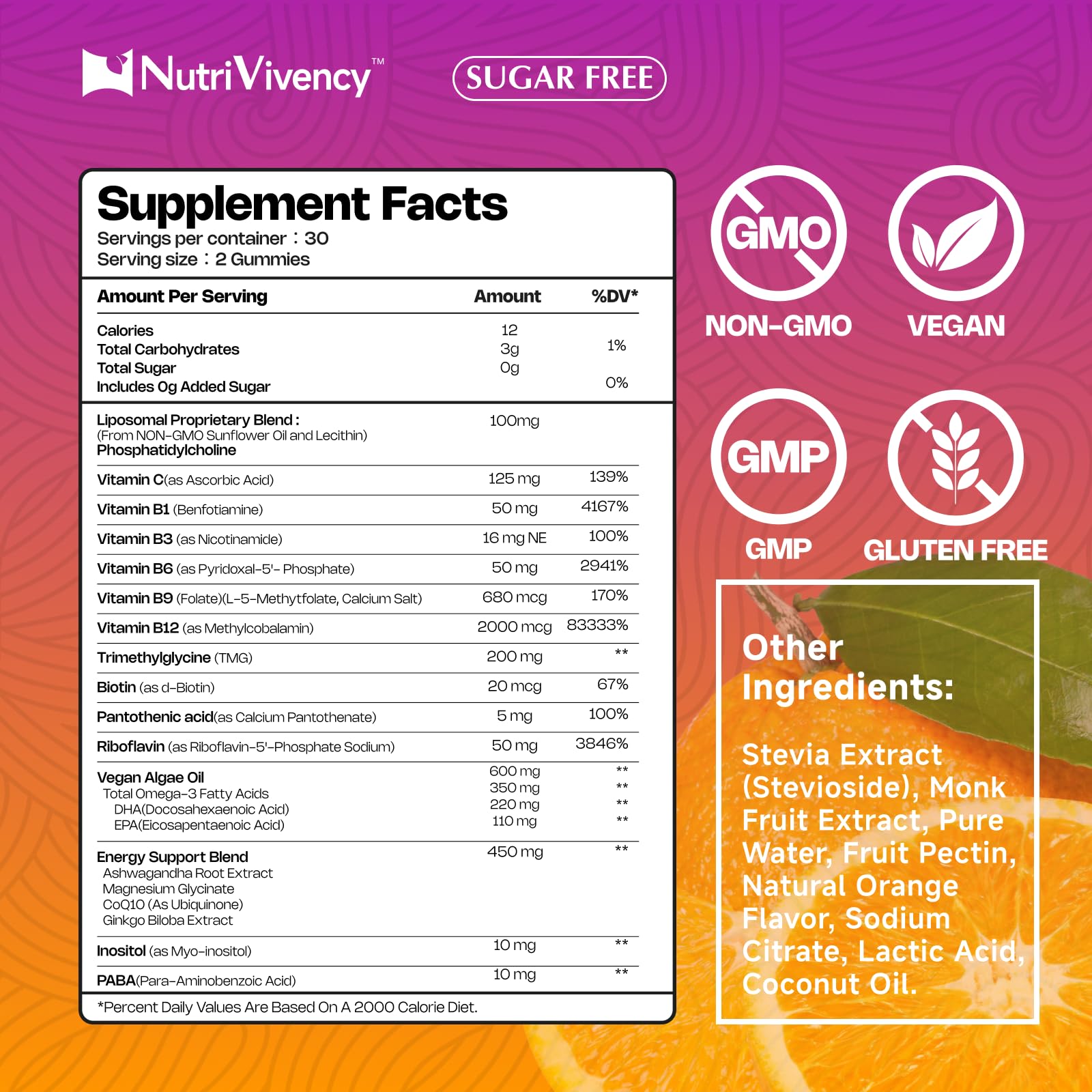vitamin b complex gummies for stress relief