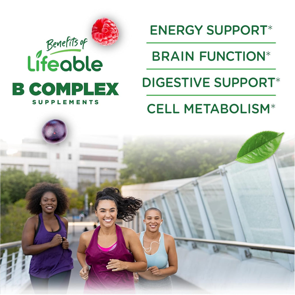 Vitamin b complex gummies support overall health