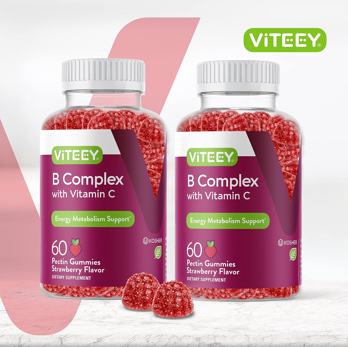Vitamin b complex gummies with vitamin c
