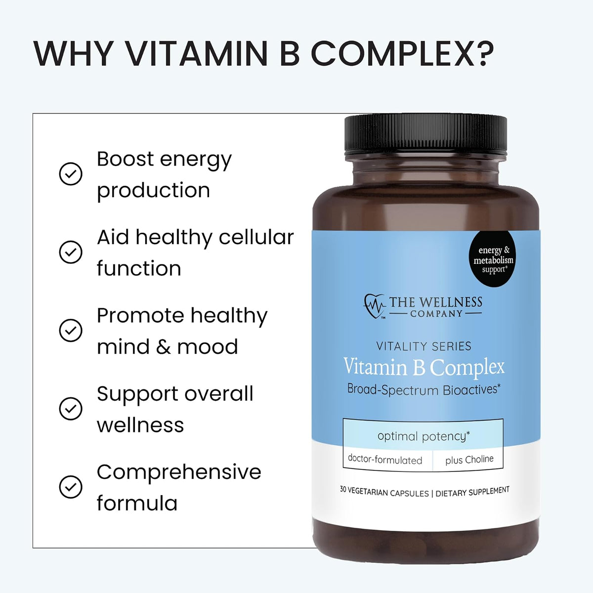 Vitamin B Complex immune health boost