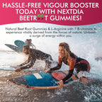 Vitamin B complex in beet root gummies