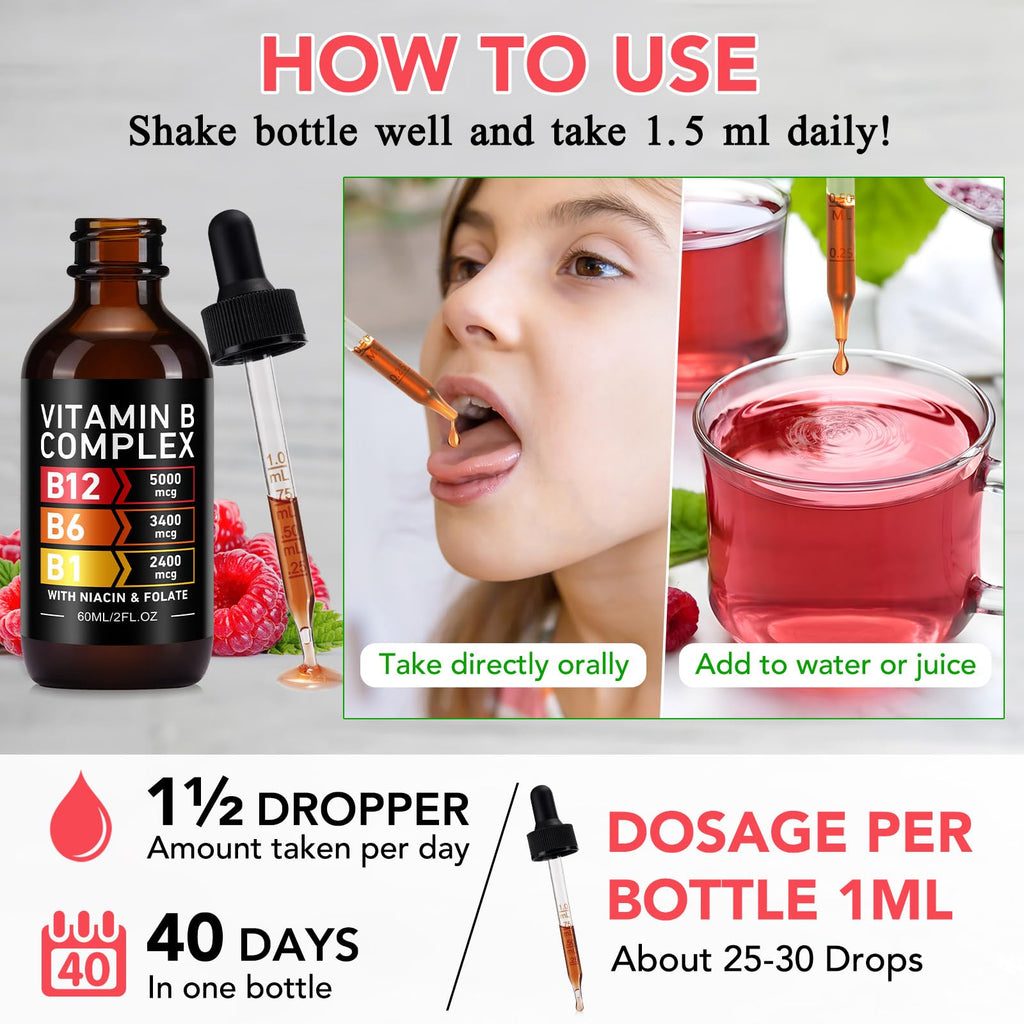 vitamin b complex liquid for stress relief