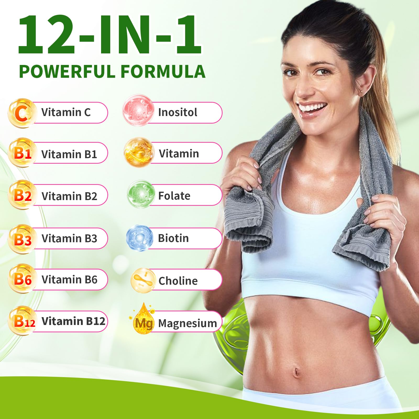 Vitamin B Complex support for stress relief