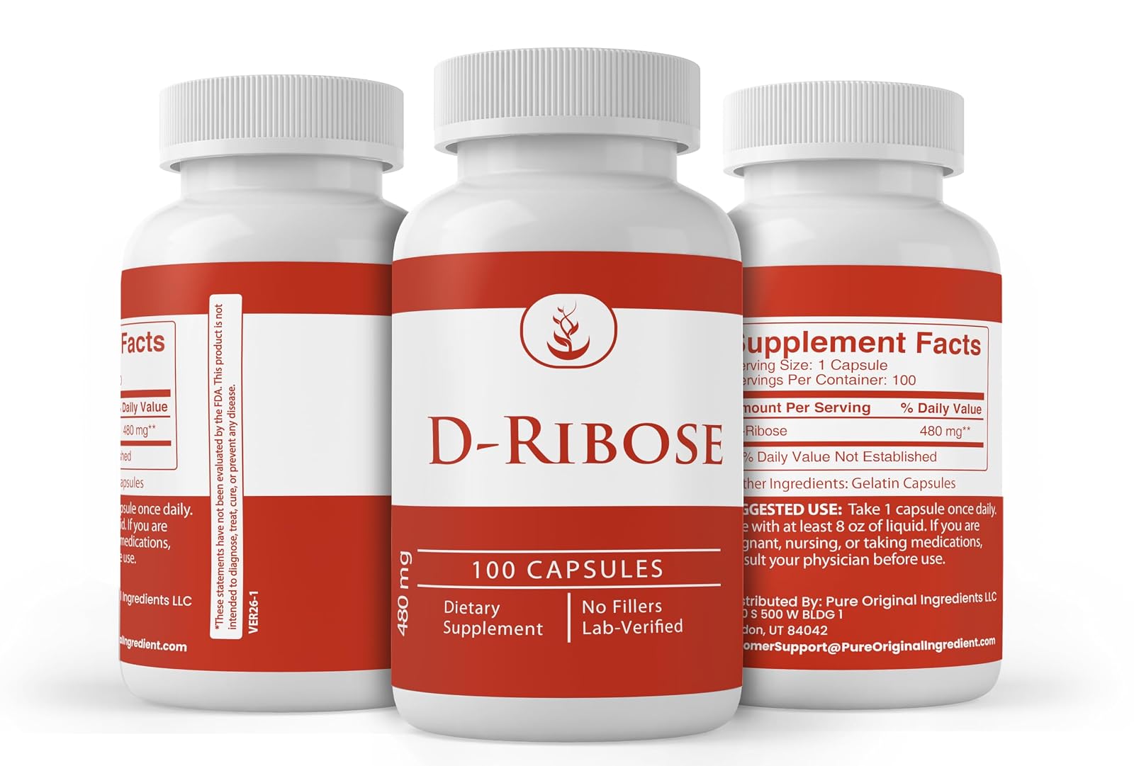 Vitamin B complex support with D-Ribose
