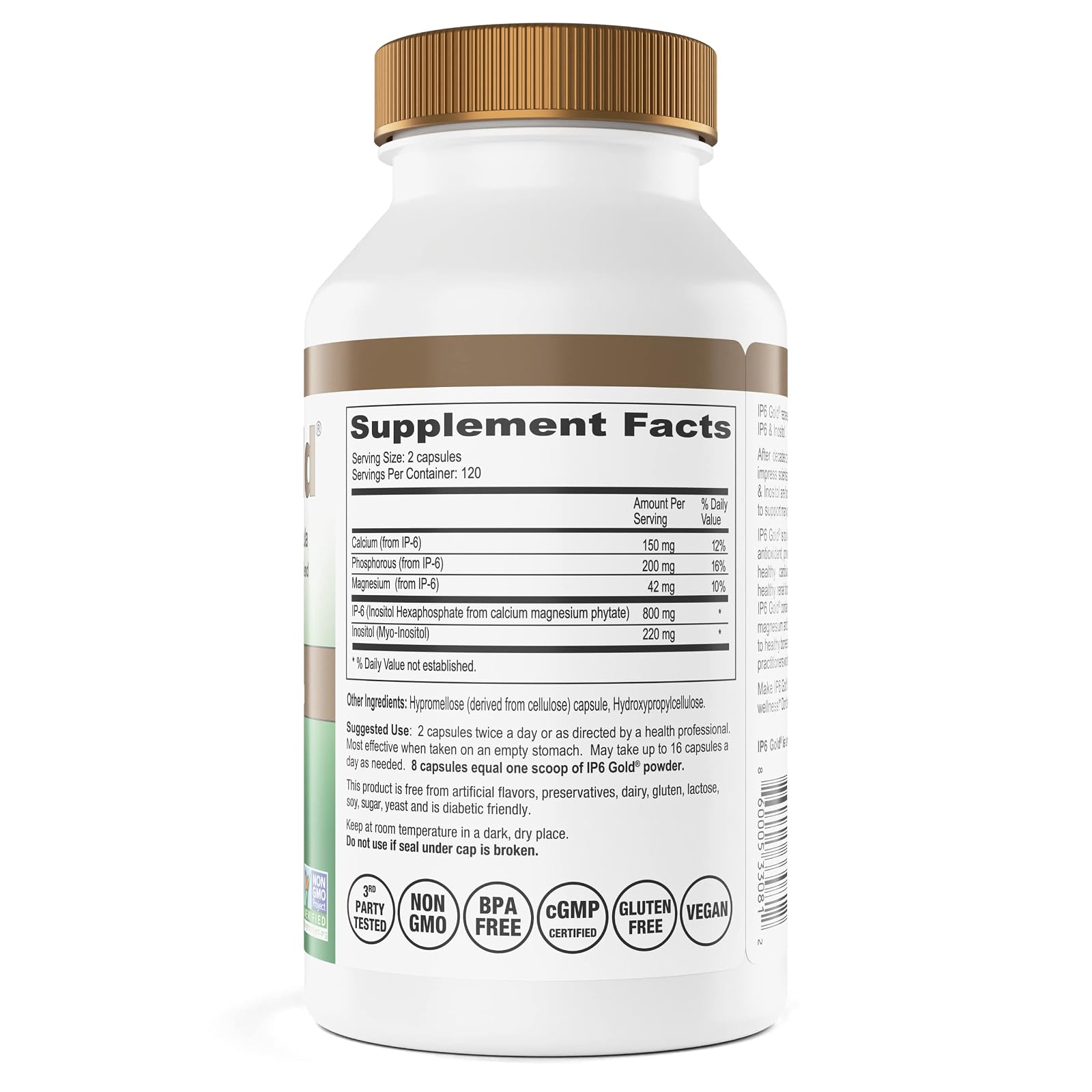 Vitamin B complex support with IP6 Gold