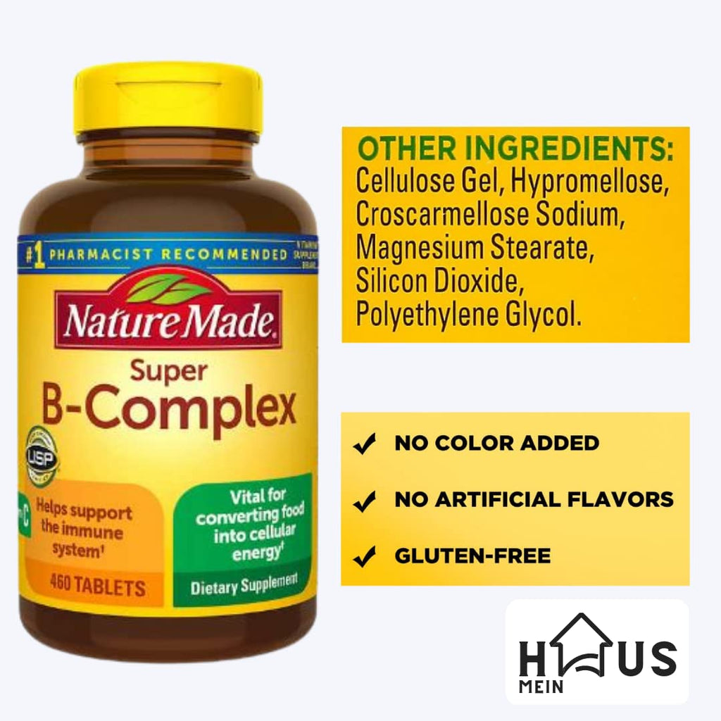 vitamin b complex supports metabolism