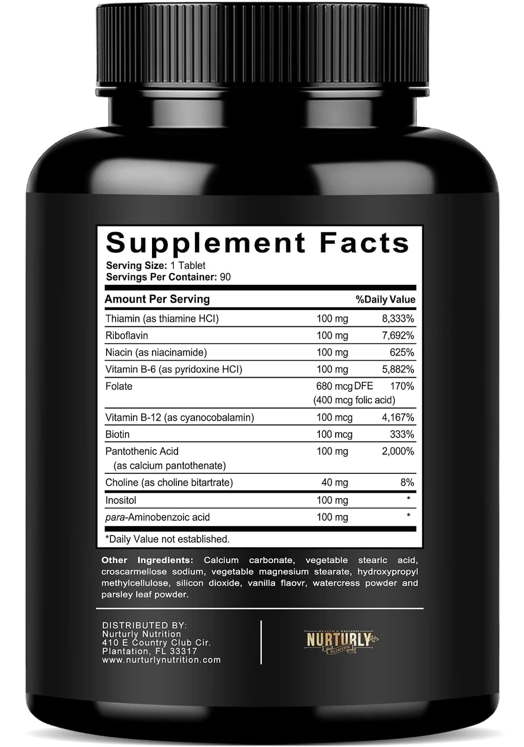 vitamin b complex supports metabolism
