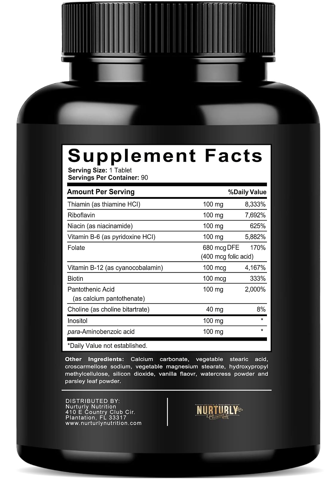 vitamin b complex supports metabolism
