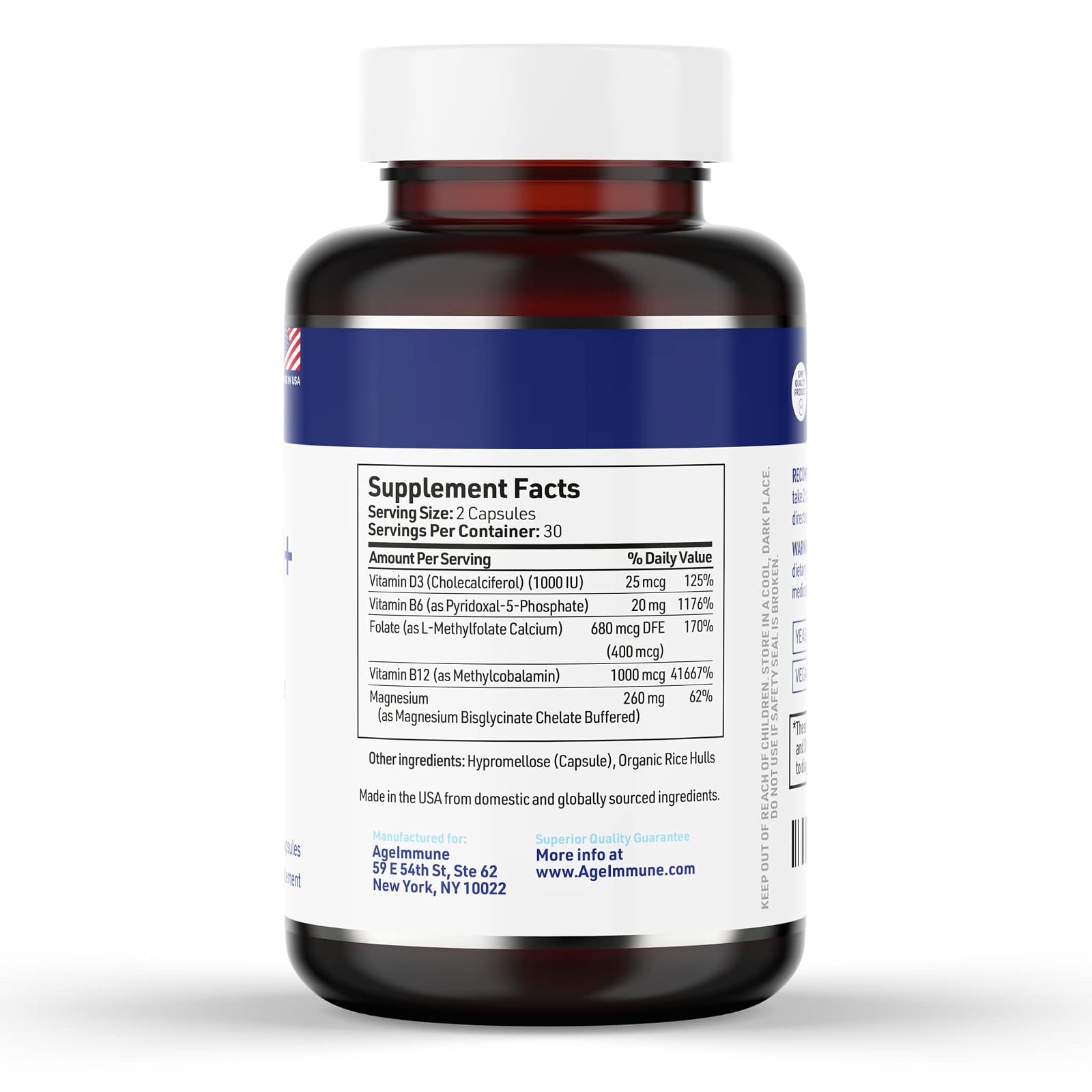Vitamin b complex with D3 benefits