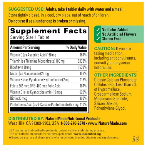 vitamin b complex with vitamin c boost