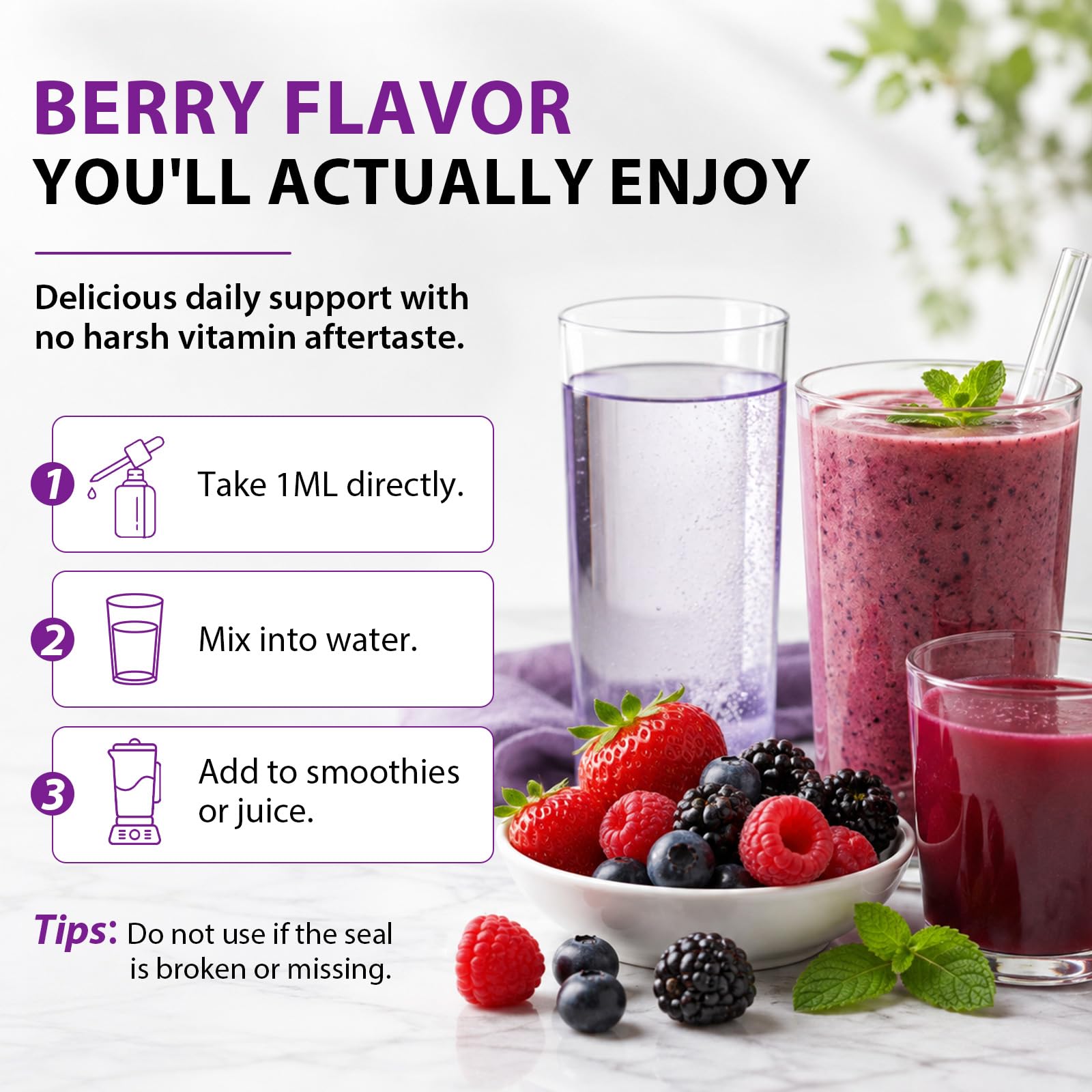 vitamin B drops for overall health