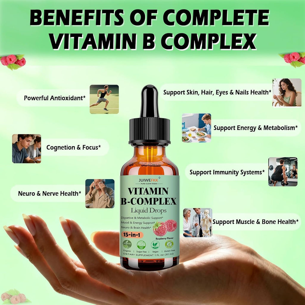 Vitamin B drops for stress relief