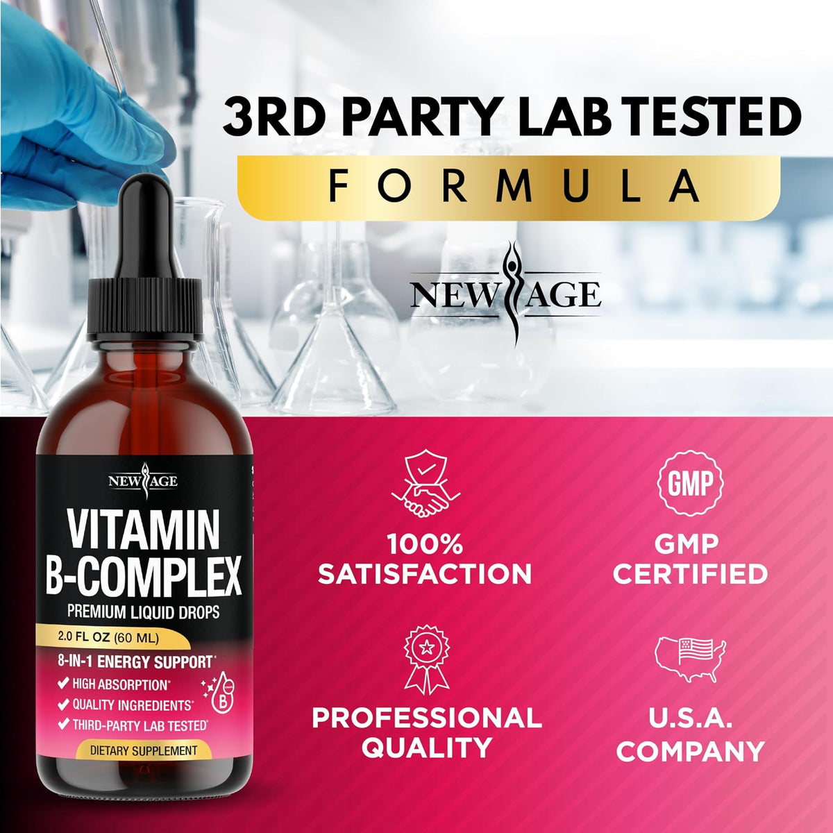 Vitamin B liquid for enhanced metabolism