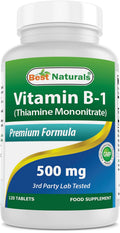 Vitamin B1 500 mg tablets