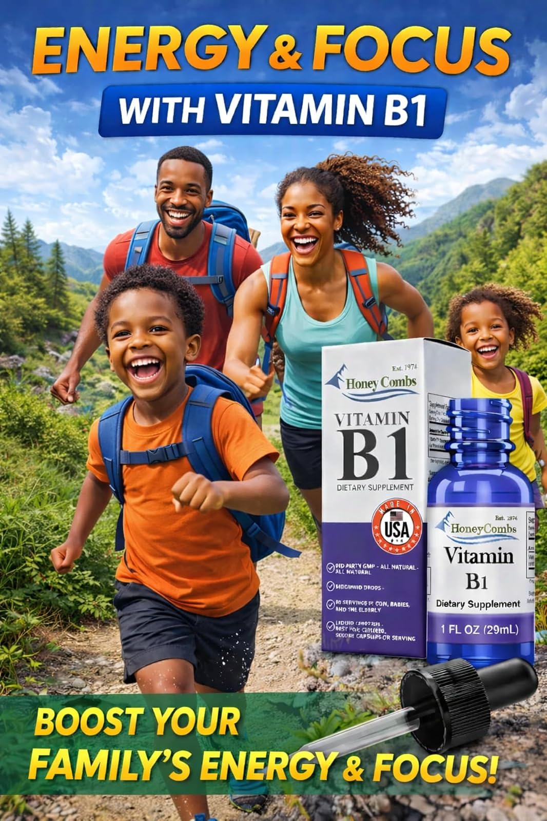 Vitamin B1 drops for daily wellness
