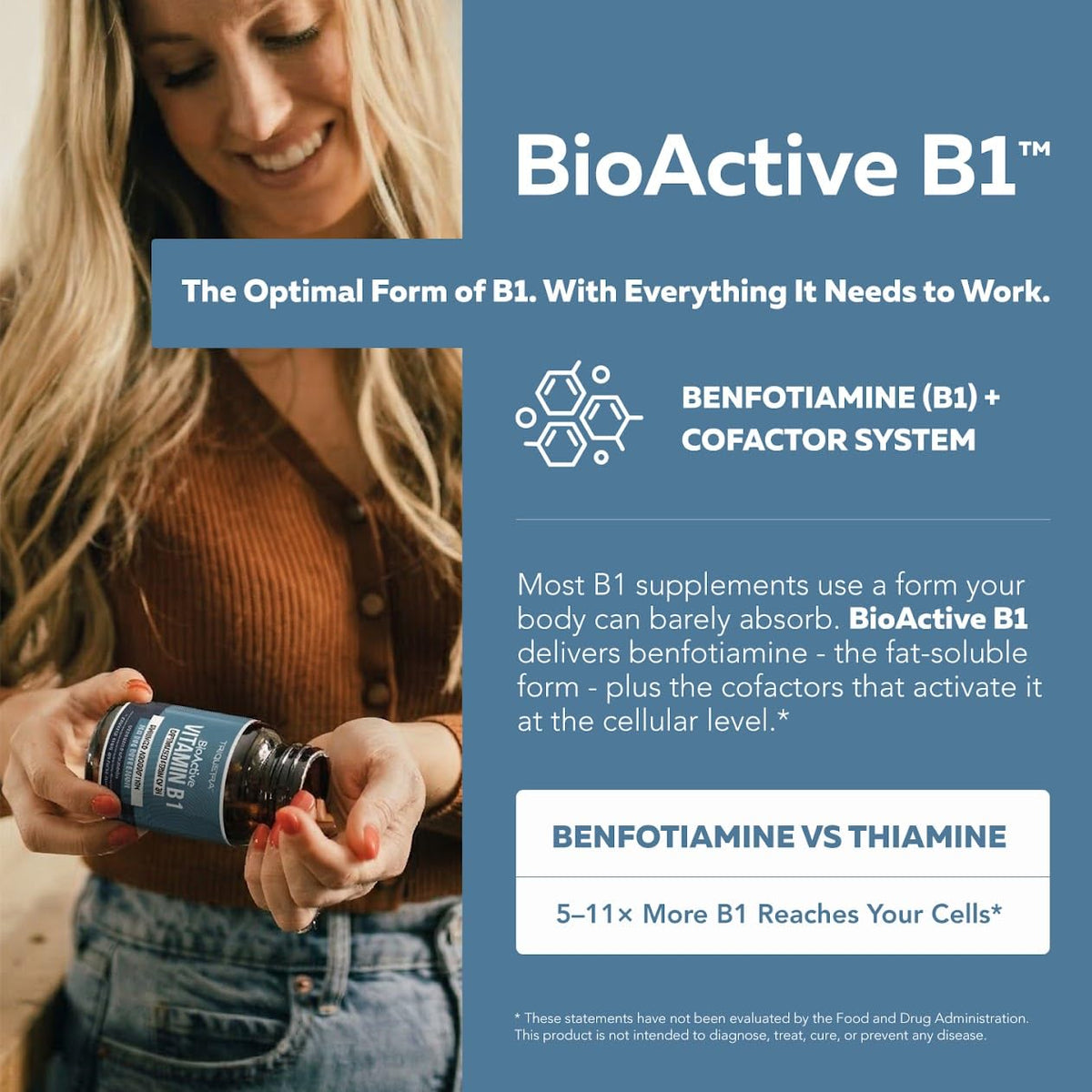 Vitamin B1 for energy support