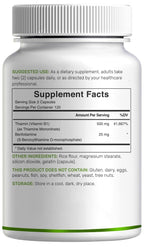 Vitamin B1 for nerve health