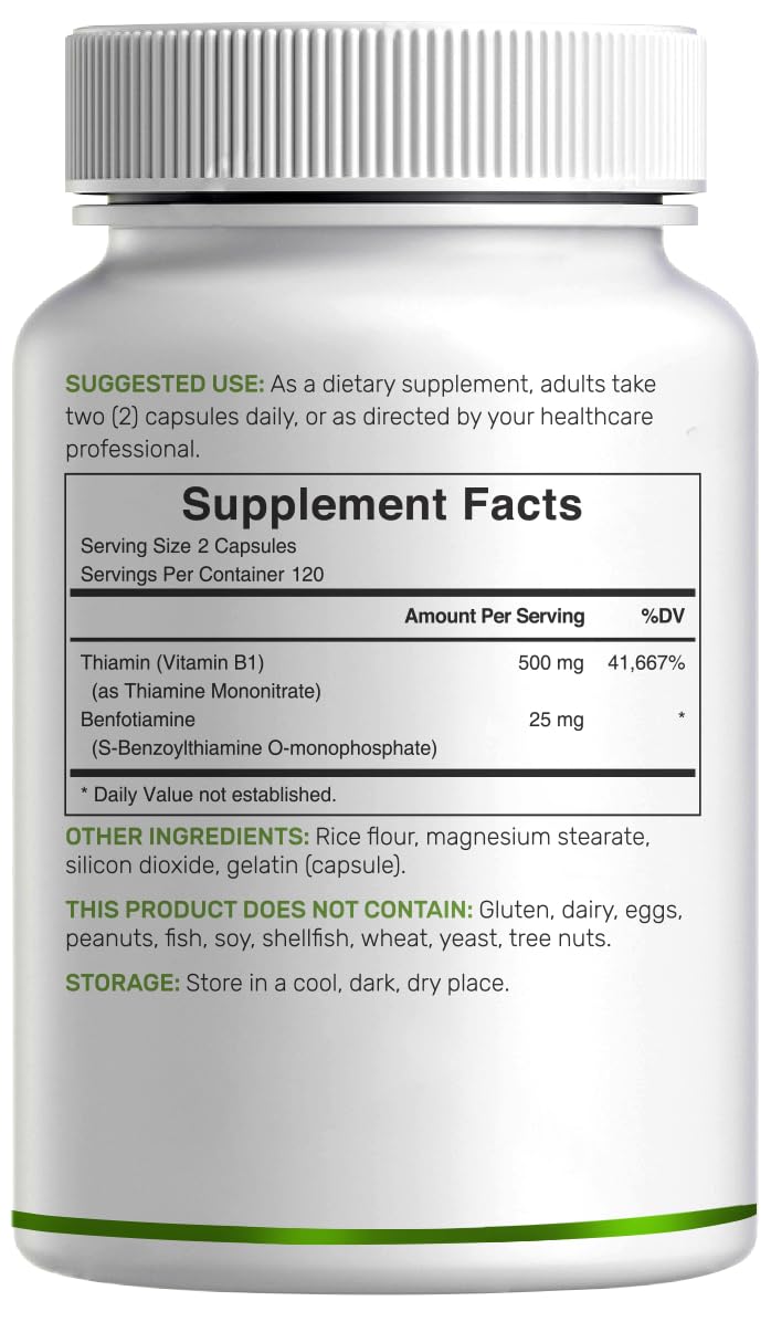 Vitamin B1 for nerve health