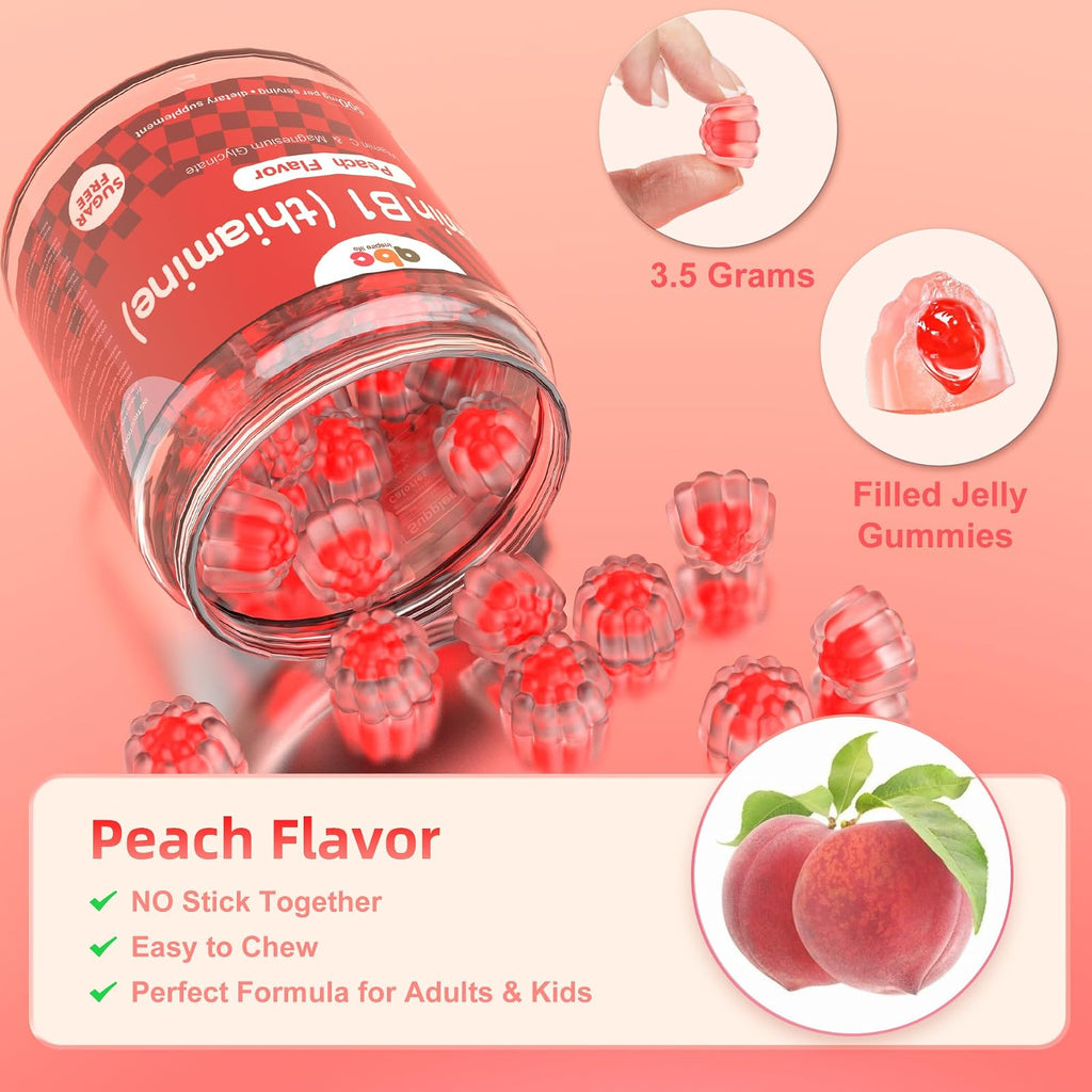Vitamin B1 gummies for better metabolism