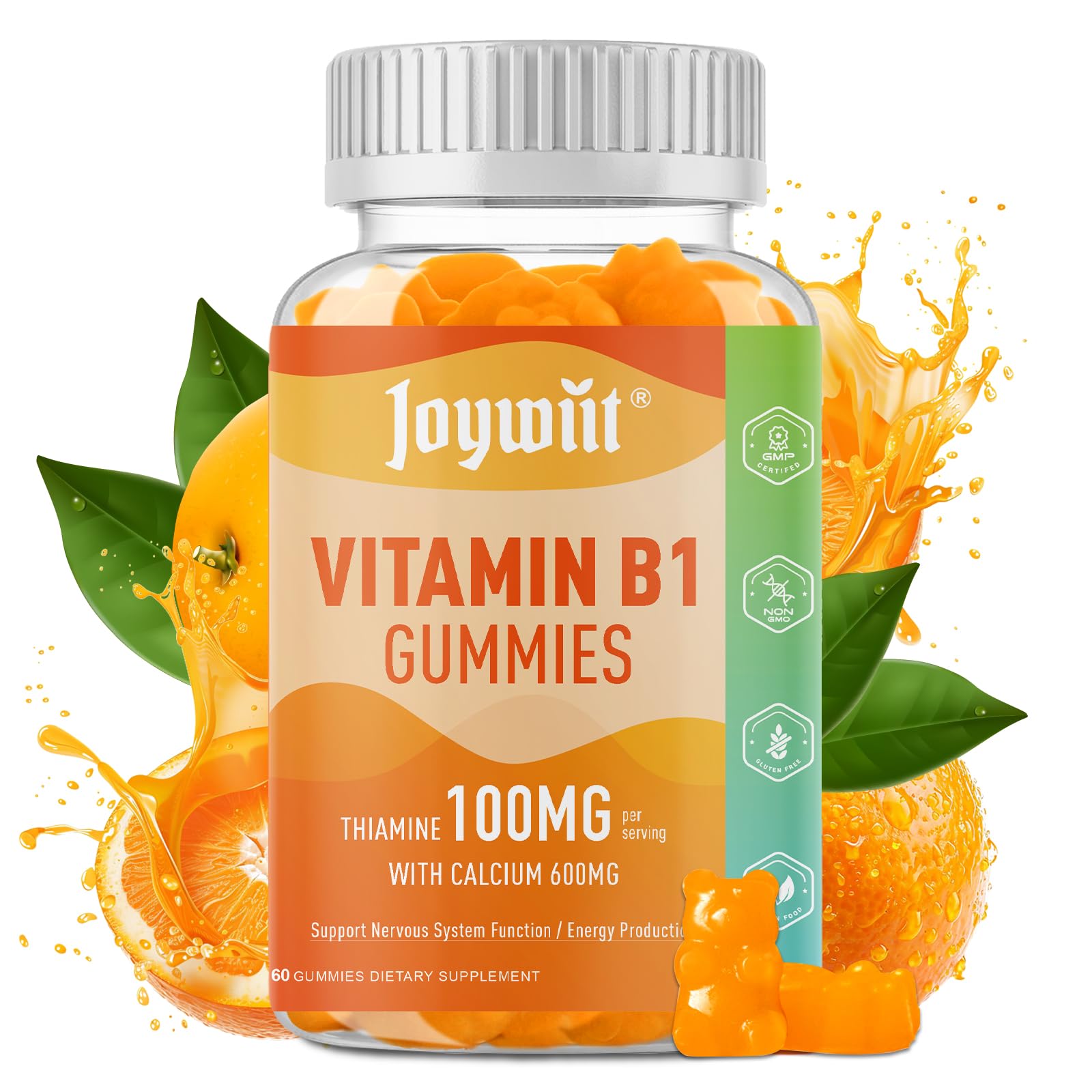 Vitamin B1 gummies for energy boost