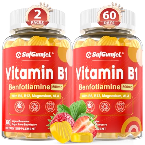 Vitamin B1 gummies for energy