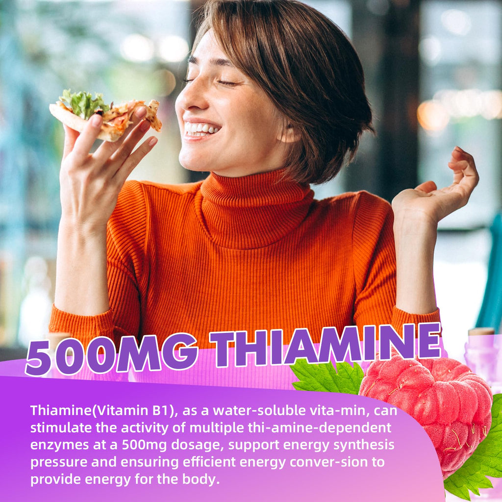 Vitamin B1 gummies for healthy nerves