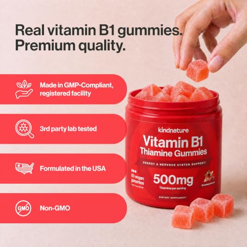 vitamin B1 gummies for overall health