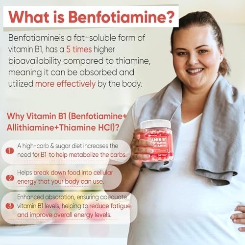 Vitamin B1 gummies for wellness