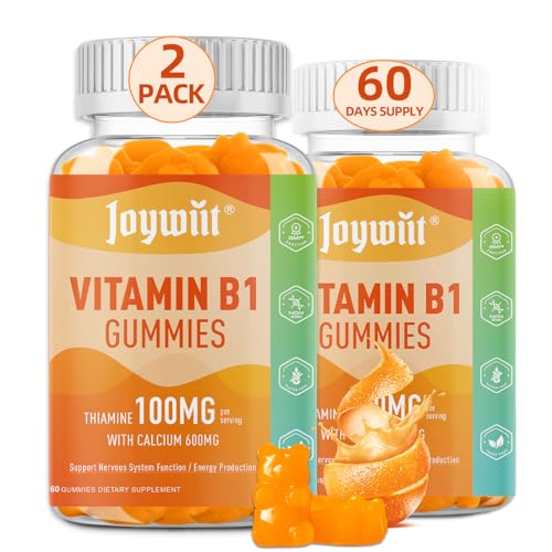 Vitamin B1 gummy supplements for energy