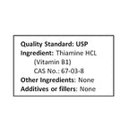 vitamin B1 supplement for energy boost