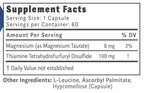 Vitamin B1 supplement for energy support