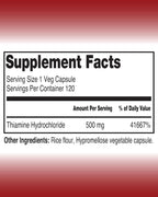 Vitamin B1 supplement for energy