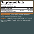vitamin B1 supplement for improved mood