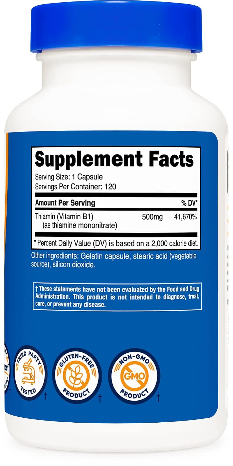 Vitamin B1 supplement for nerve health