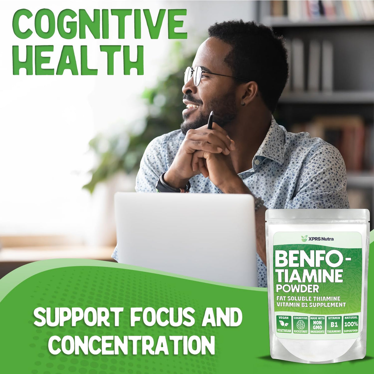 Vitamin B1 supplement for nerve health
