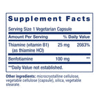 Vitamin B1 supplement for nerve health